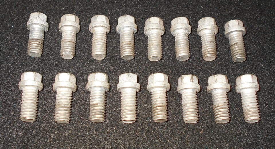 1966 Shelby GT350 Mustang ORIGINAL 289 HIPO TRI Y HEADER BOLTS Set ...