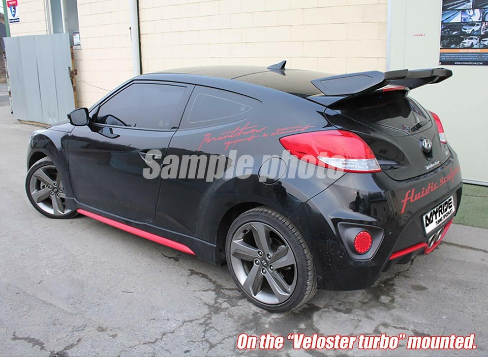 Rear Wing Spoiler GT Wing type Ver.3 for 2011 2017 Hyundai Veloster ...
