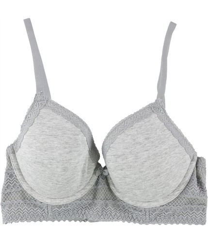 American Eagle Womens Lace Band Full Coverage Bra, Grey, 32C | eBay