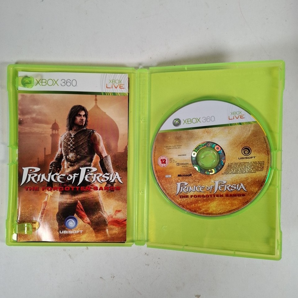 Prince of Persia & Forgotten Sands Bundle Xbox 360 Video Game Manuals ...