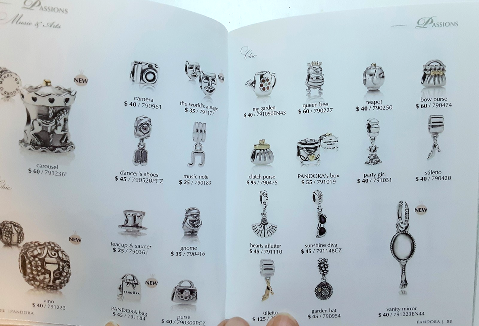 Pandora Charms & Bracelets 90 page Catalog Booklet 2013 | eBay