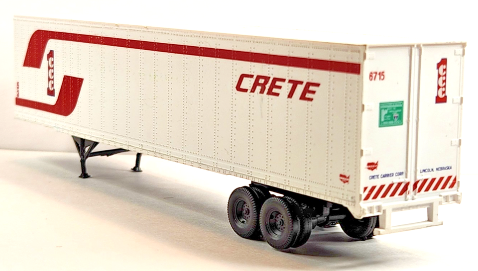 HO Scale Walthers 53' Trailer Crete Carrier Corp. #6715 | eBay