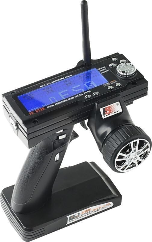 Flysky Rc Transmitter & FS-GR3E Receiver, 2.4Ghz 3 Channel Rc Car ...