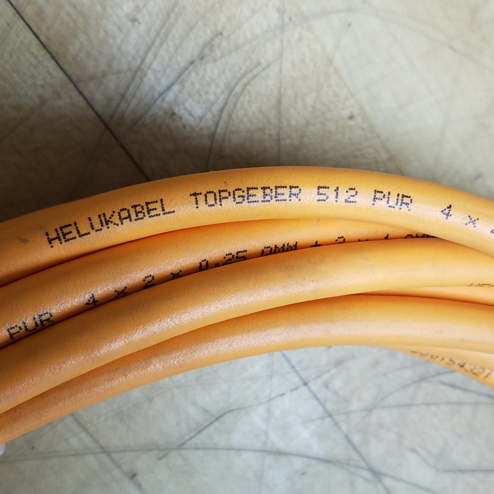 Helukabel E170315, 4x2x0.25 QMM, Style 20233 AWM, 4 Conductor, 300V ...