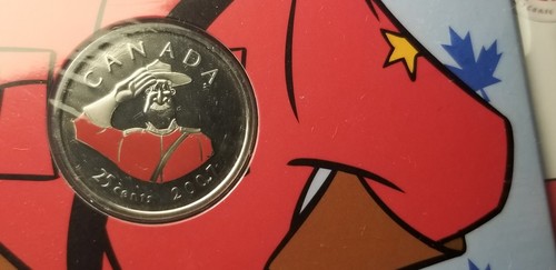2007 Canada Day Royal Canadian Mounted Police RCMP Coloured 25 Cent ...