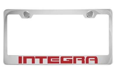 Chrome License Plate Frame For Acura Integra | eBay