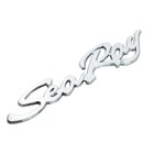 2x Chrome Sea Ray Searay SCRIPT Emblem Badge Boat Logo NEW & GENUINE ...