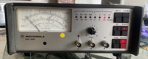 Motorola SAC3001A Automatic signal-to-noise and distortion ratio (SINAD ...