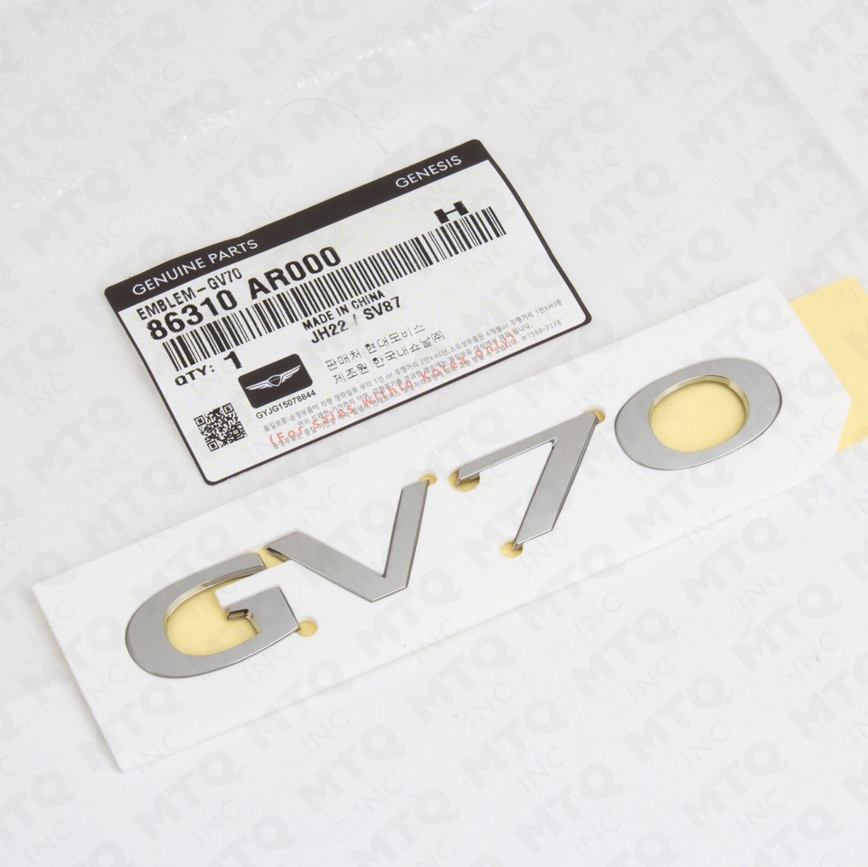Genuine OEM Genesis GV70 Emblem 4 Piece Set 2022-25 | eBay