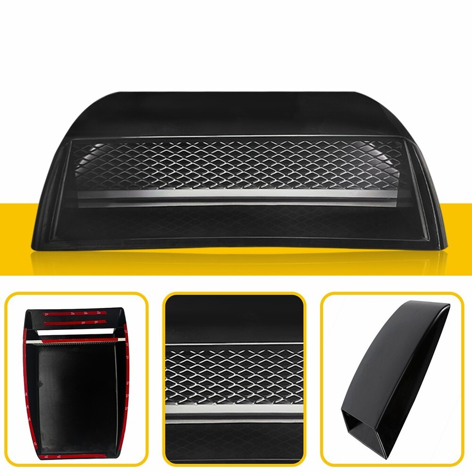 Air Flow Scoop Hood Intake Vent Bonnet Trim Cover Universal Car ...