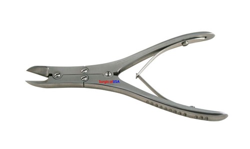 Ruskin Bone Cutting Forceps 5.5" Angled Jaws Double Action Spring ...