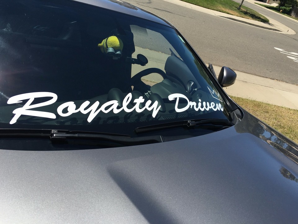 Custom Windshield Lettering 4 x 32 Vinyl Decal Sticker Business Boat ...