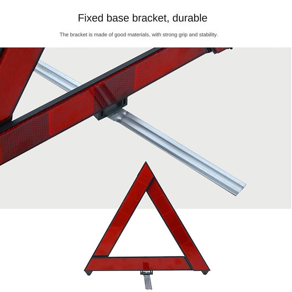 Foldable Warning Triangles Reflective Red Hazard Alert Warning Sign Car ...