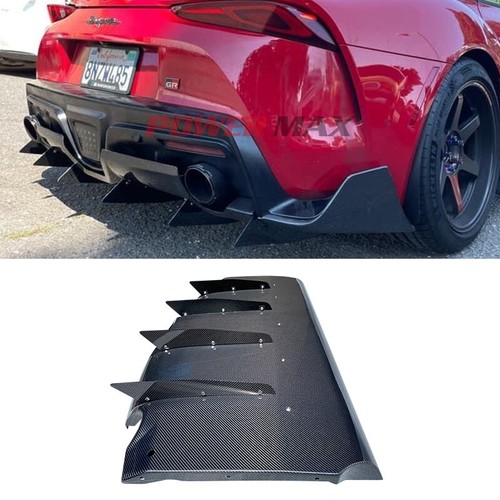 V Style Carbon Fiber Rear Diffuser For Toyota Supra A90 A91 MKV 2019 ...