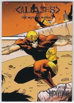 2023 2024 UD Marvel Fleer Ultra Wolverine Aliases THE MUTANT MENACE #A ...