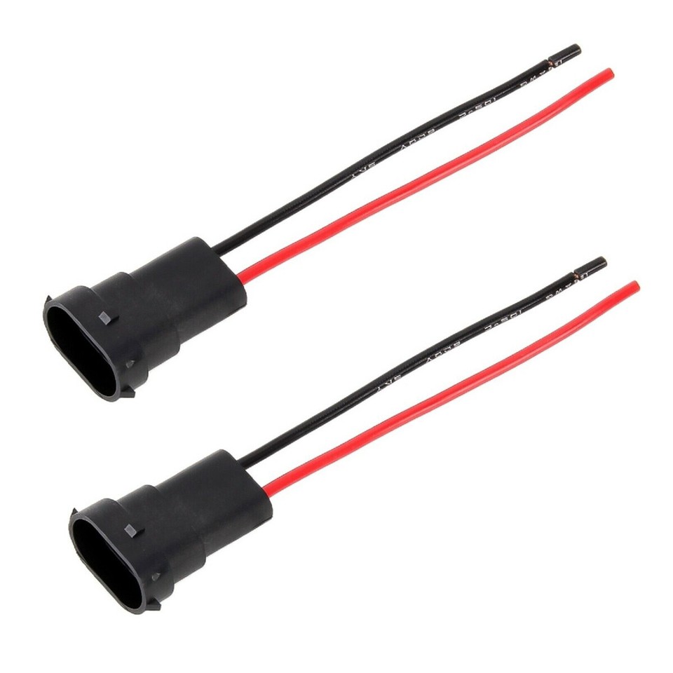 Wire Pigtail Male Female S H11 Harness Head Light Low Beam Socket ...
