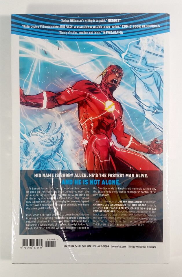 The Flash Book 1 Rebirth Deluxe Edition HC Sealed (2017) DC Comics | eBay