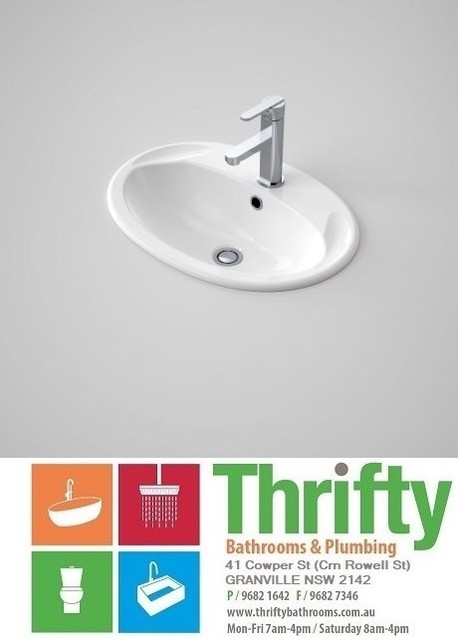 Caroma Centro Vanity Basin Avail in 1 3 Tap Holes White for sale online ...