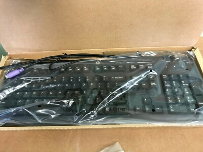 New HP Multimedia PS/2 Keyboard w/Sleep Vol Play SK-2015 672646-003 ...