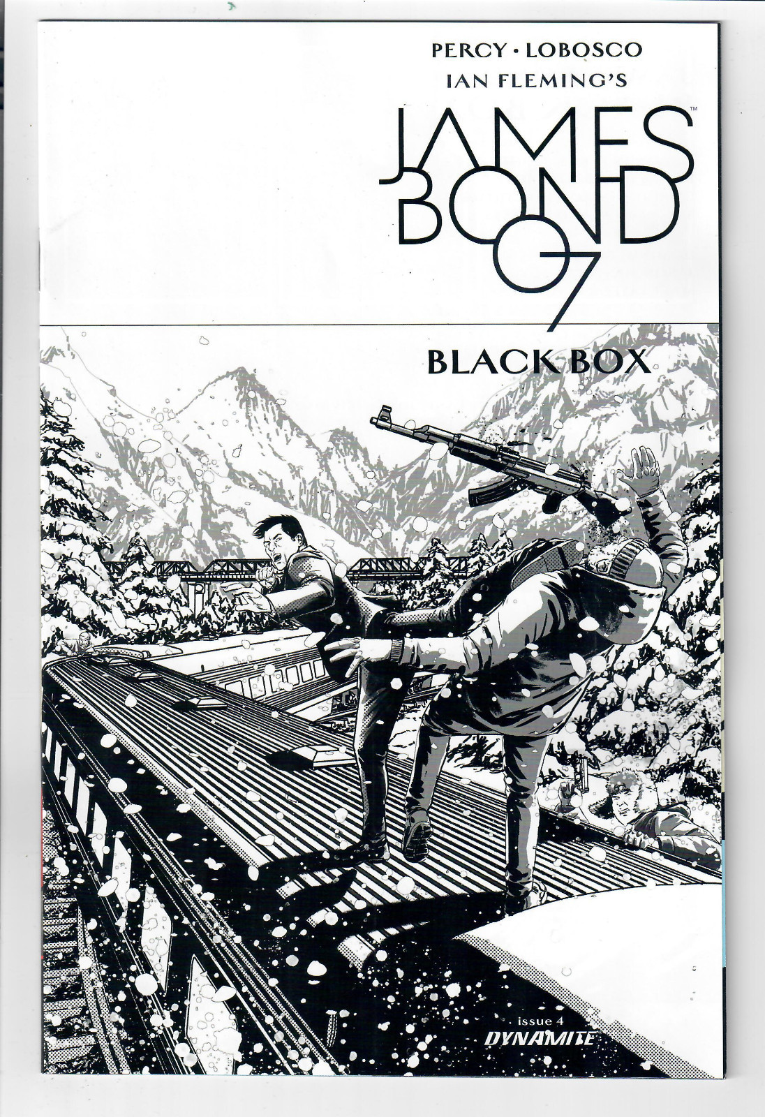 JAMES BOND: BLACK BOX #4 - Grade NM - Black & White Cover Variant! | eBay