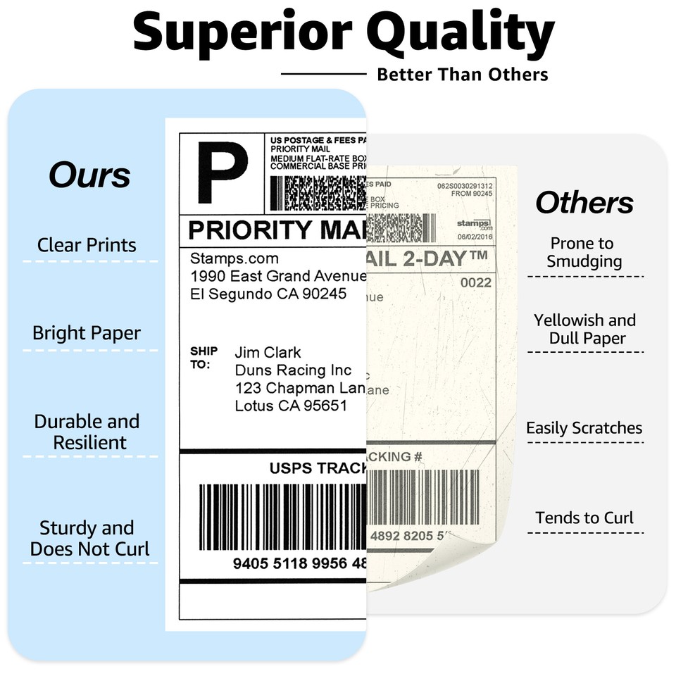 15ROLLS Shipping Label 29mmx30.48m DK-2210 Compatible For Brother QL ...