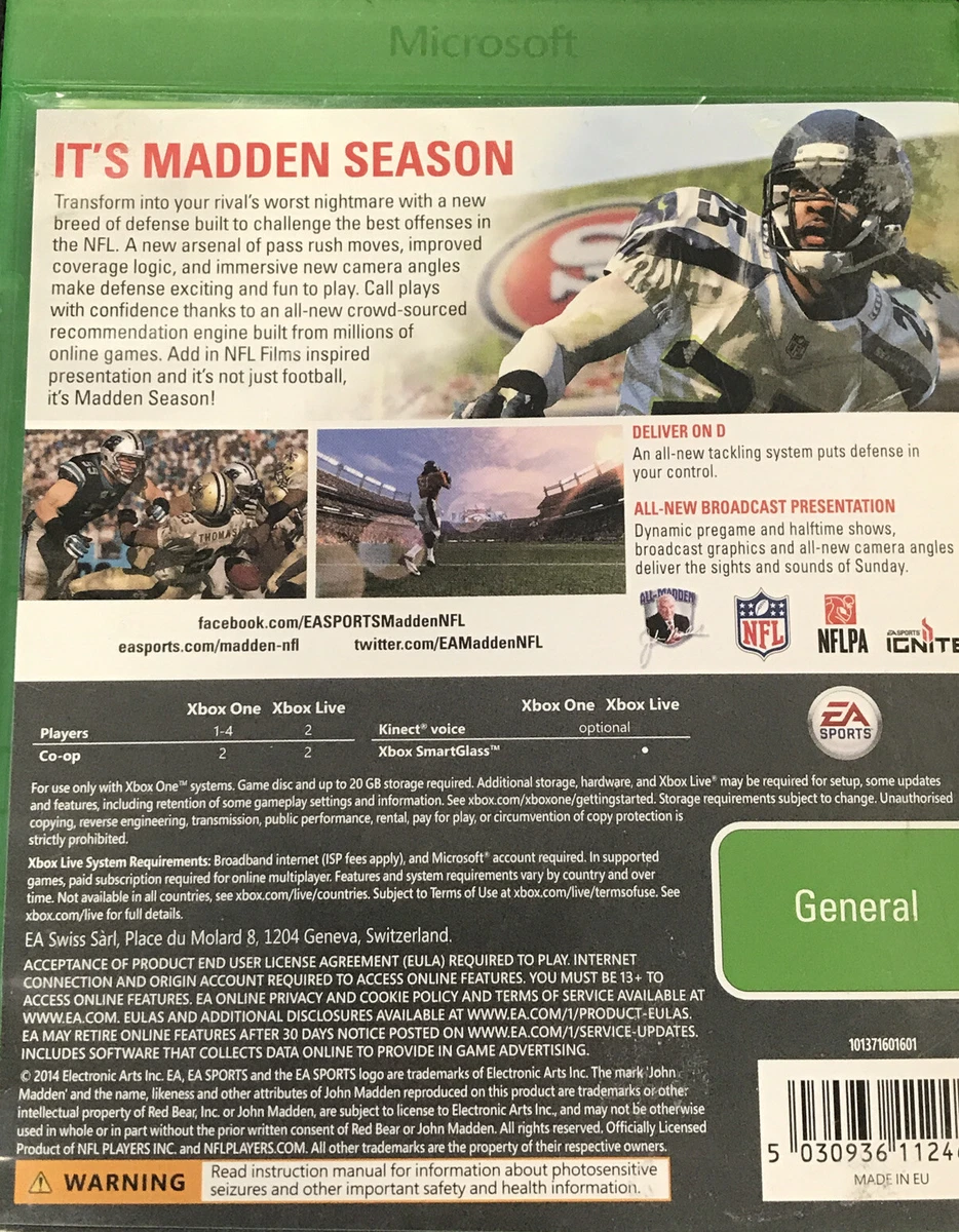 Madden 15 Xbox 360 Graphics