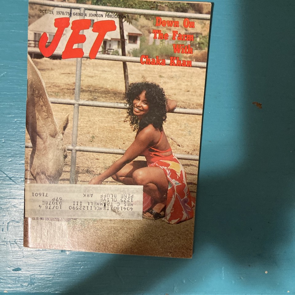 Vintage Jet Magazine Oct 19 1978, Chaka Khan | eBay