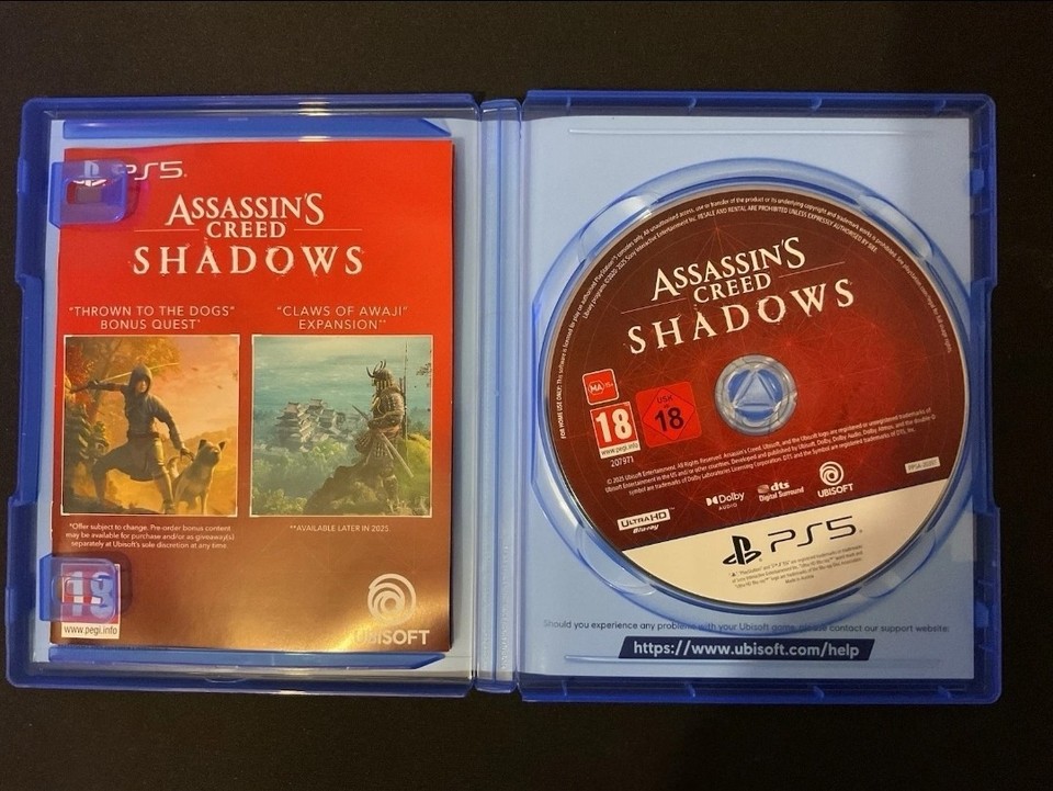 Assassins Creed Shadows Sony PlayStation 5, Ps5 | eBay UK