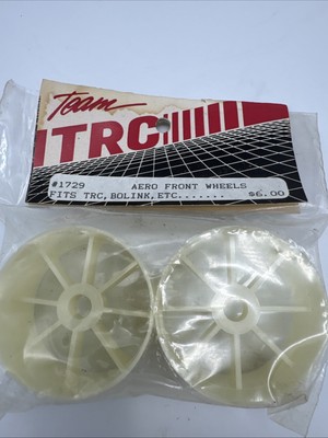 Team TRC Aero Front Wheels White 8 Spoke Fits TRC Bolink #1729 | eBay