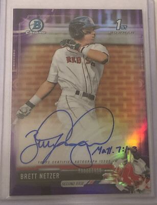 Brett Netzer /250 Autograph 1st Bowman Purple 2017 | eBay
