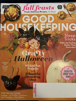 NEW NO LABEL Good Housekeeping Magazine October 2021 Halloween Fall ...