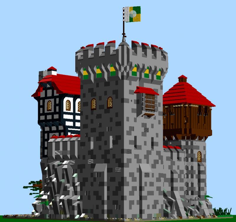 LEGO Custom MOC Castle LDD file, no parts! | eBay