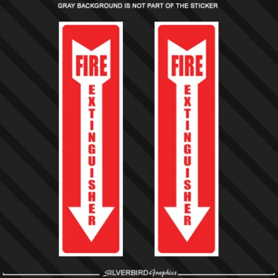 FIRE EXTINGUISHER Sticker Decals Inspection | Grelly USA