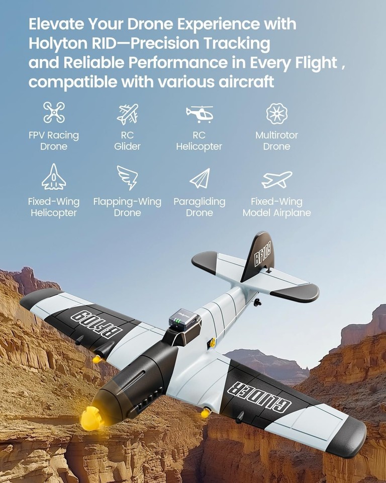 FAA Compliant Remote Identification Broadcast Module for GPS and FPV ...