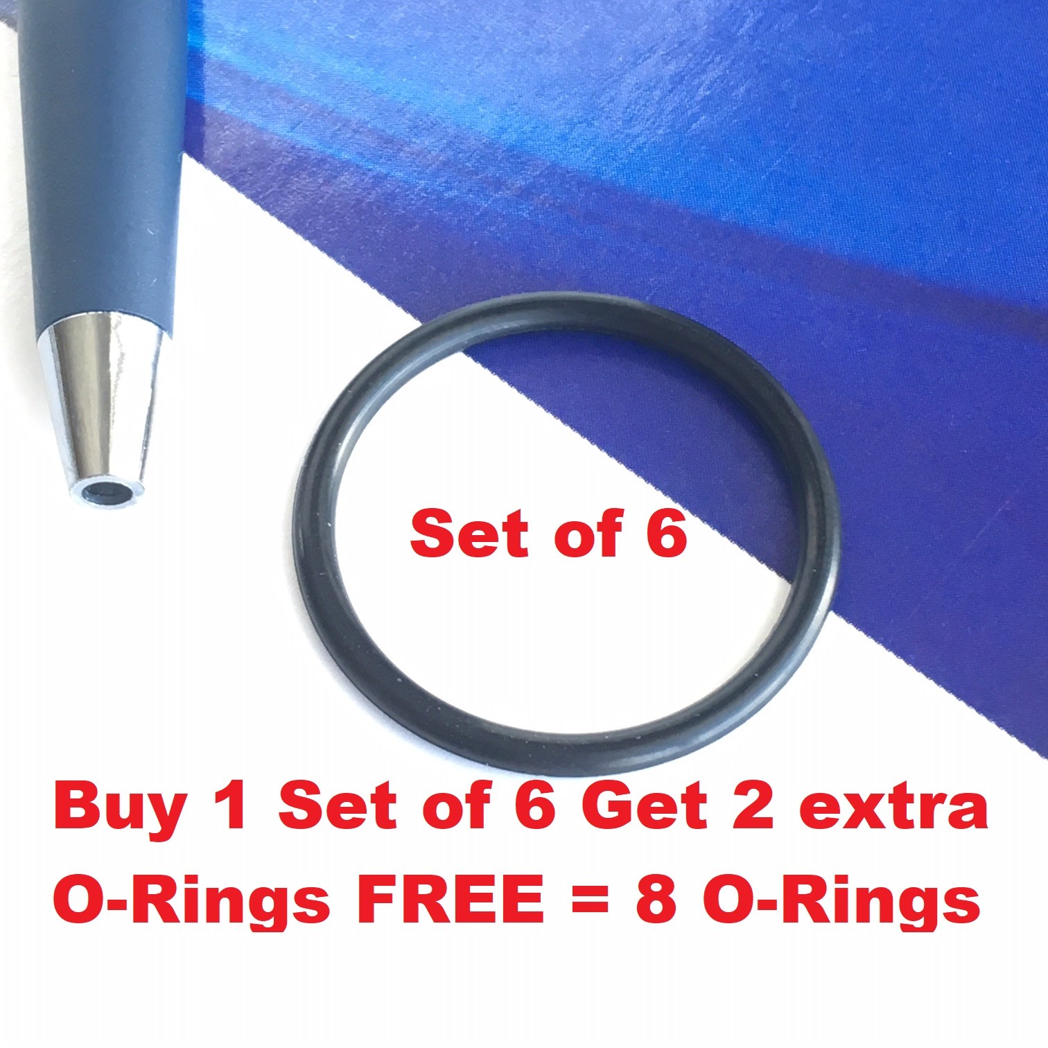 Set of 6 Upper Fuel Injector O Ring seal BMW E90 E70 335d xDrive35d ...