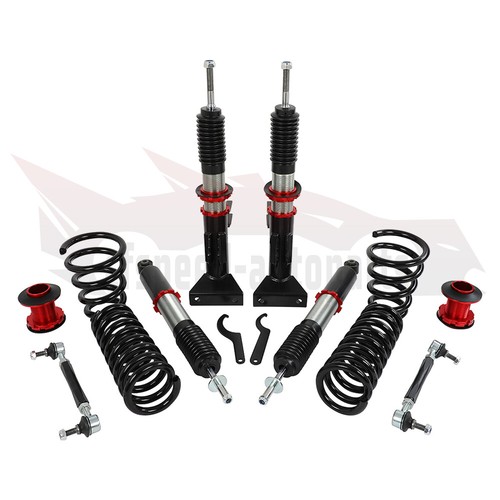 Red Coilover Struts Shocks Suspension Kits Adj Height For 01-07 ...