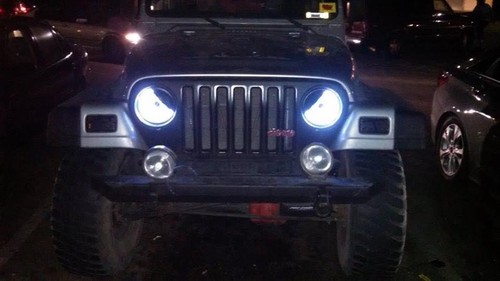AngryOffRoad- Jeep Wrangler JK, TJ, CJ Angry Eyes / Headlight Trim | eBay