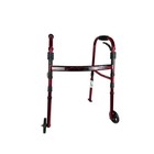 Drive Mobility Walker Aid Red Foldable Max 136 KG Adjustable Height 2 ...
