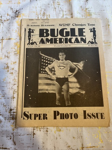 BUGLE AMERICAN JAN 24-31 1974 WZMF CHANGES TUNE SUPERMAN MAGAZINE VTG ...