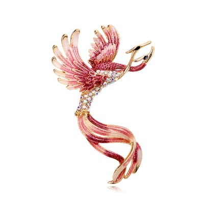 Enamel Phoenix Bird Brooches for Women Men Beauty Bird Party Office ...