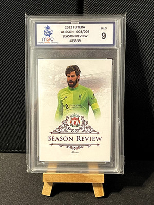 Futera Season Review 2021-2022 Liverpool FC Alisson Becker /9 MGC 9 | eBay