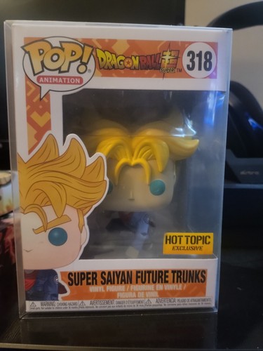 Funko Pop! Dragon Ball Z Super Saiyan Future Trunks Hot Topic Exclusive ...