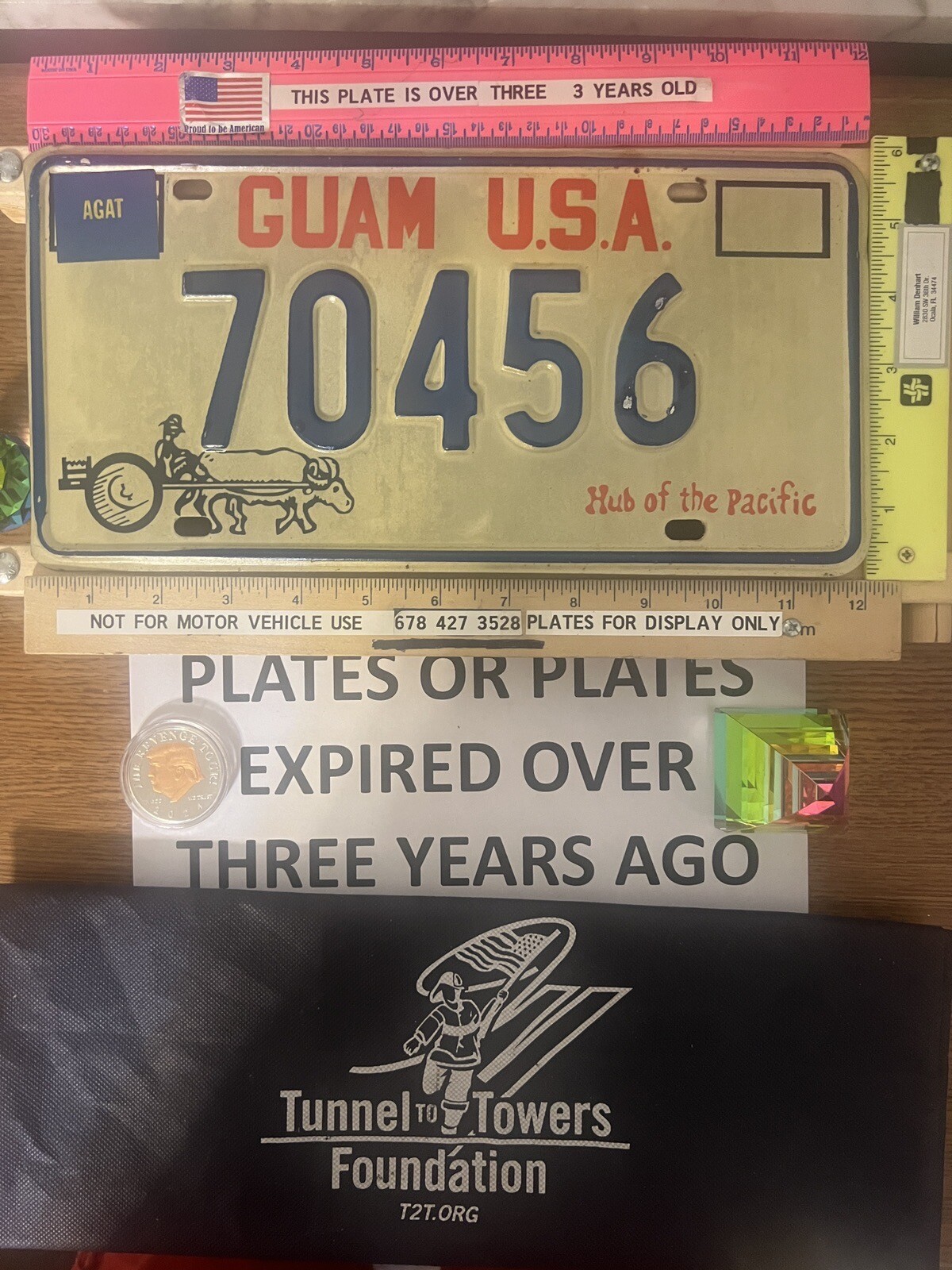 Help TUNNELTOTOWERS VINTAGE GUAM OX CART PLATE FROM AGAT GUAM. Unique ...