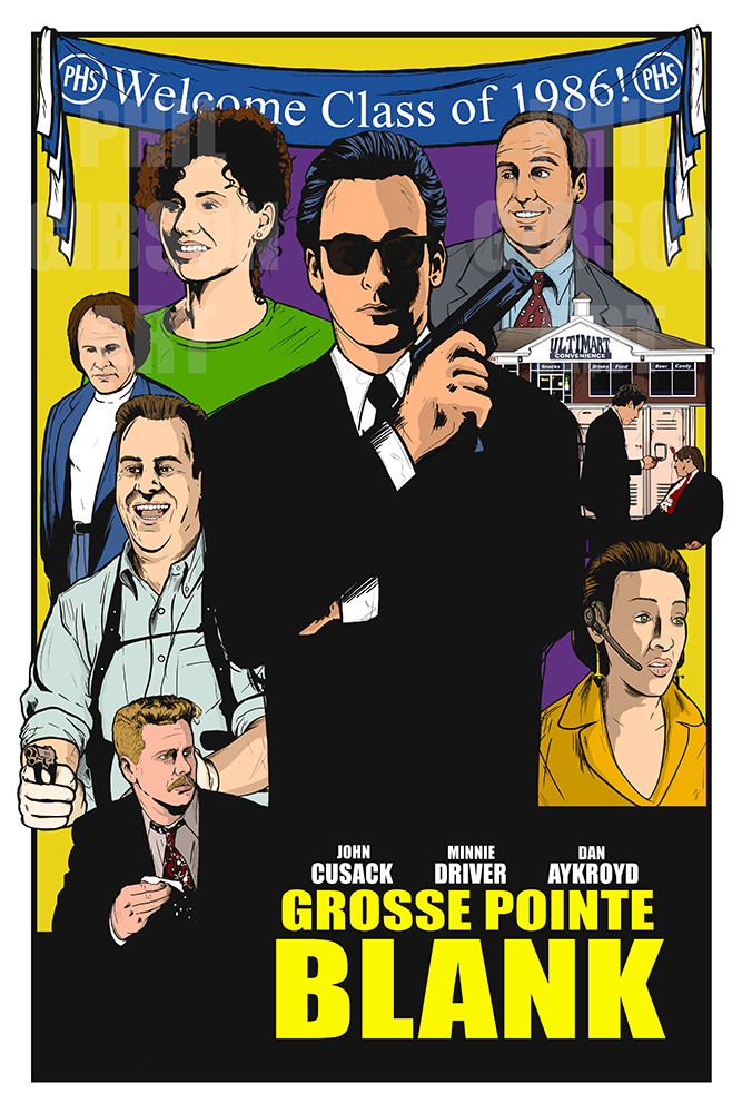 Grosse Pointe Blank Poster Grosse Pointe Blank (1997) // Why It RULES!