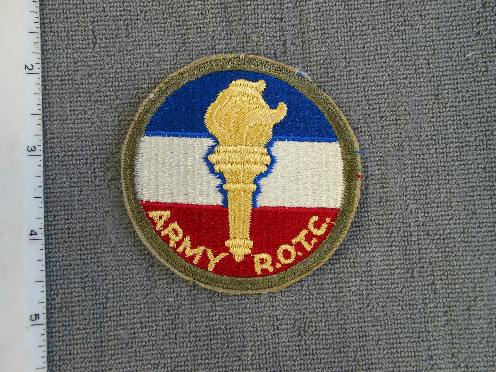 1947 issue U. S. Army R.O.T.C. (on khaki) AGD sample Patch by NS Myers ...