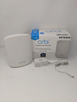 NETGEAR Orbi Dual-Band Mesh WiFi 6 System Add-on Satellite (RBS350 ...