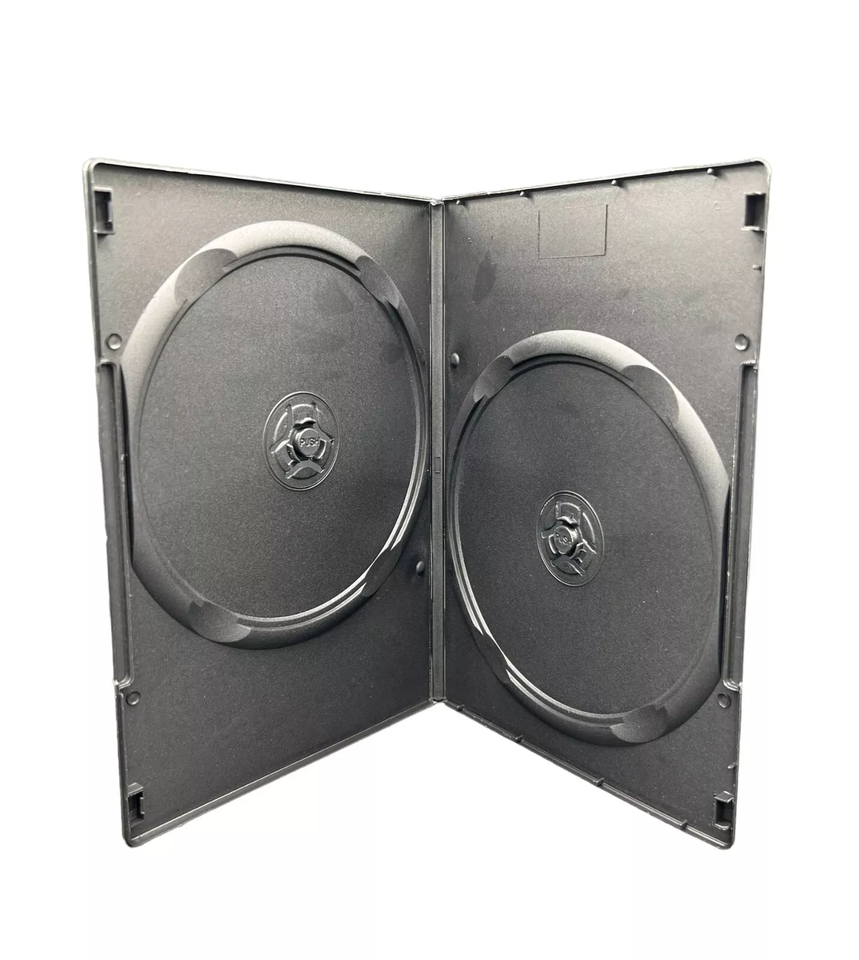 10/50/100x Black Double Slim 7 mm CD DVD Blu Ray Disc Case Excellent quality | eBay UK