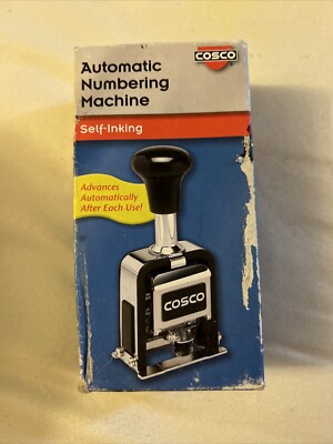 Cosco Automatic Numbering Machine Self-Inking 8 Modes of Versatility ...