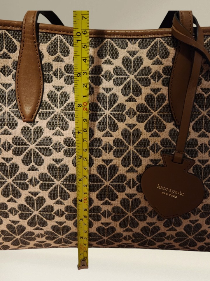 Kate Spade New York Women's Market Spade Flower Jacquard Medium Tote ...