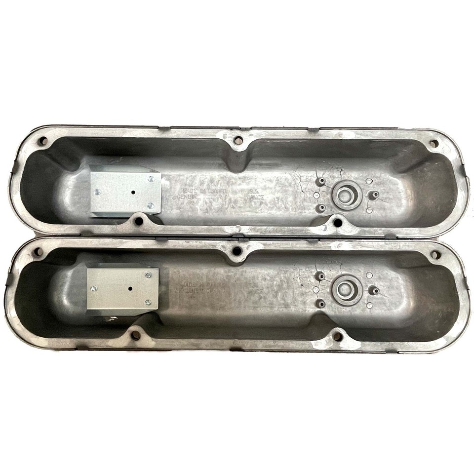 Mopar Performance 318 Polished Valve Covers Engraved Logo Ansen ...